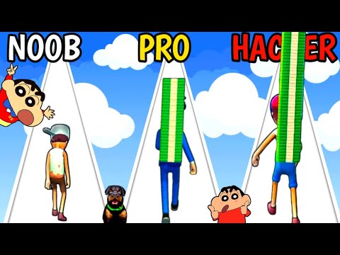 NOOB vs PRO vs HACKER In INVESTMENT RUN WITH SHINCHAN AND CHOP | EGG AREA | - YouTube