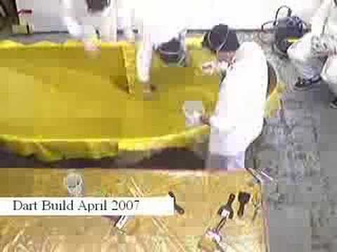 Kevlar Composite Dart Layup 2 of 2 - YouTube