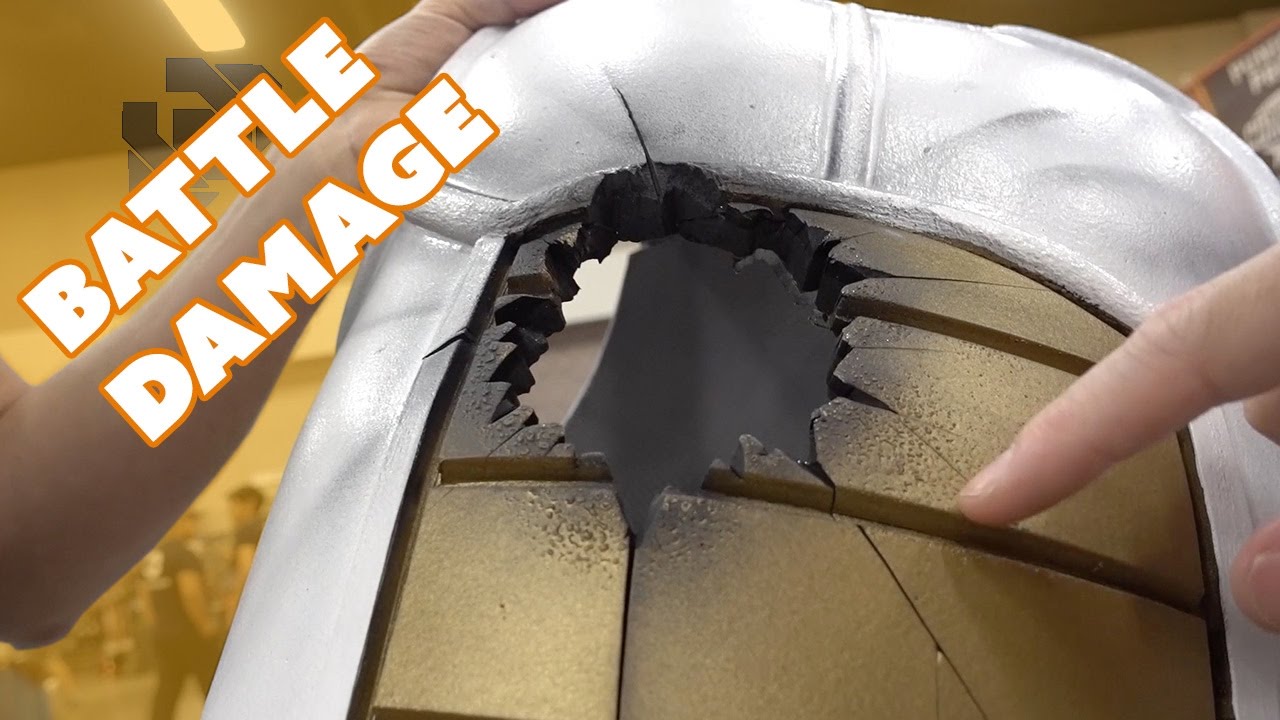 How To - Saiyan Armor Battle Damage by Boba Joe - YouTube