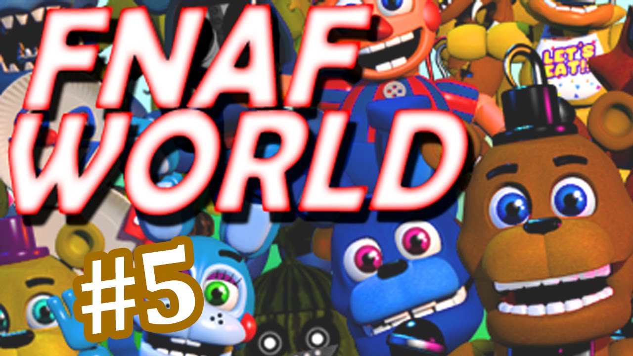 We got the paper pals! Fnaf world gameplay walkthrough - YouTube