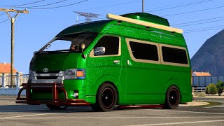 Toyota Hiace Quantum Mod H200c All Black Ets2 1 53 Custom Straight Pipe ...