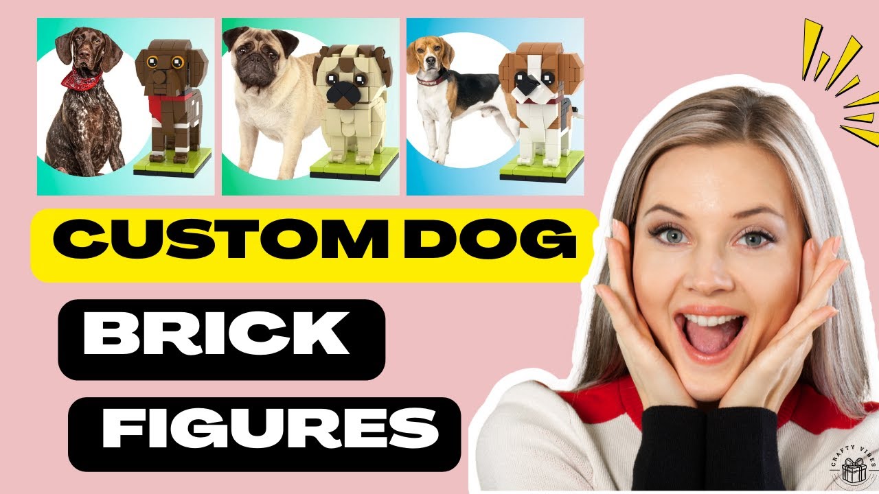 Personalized Dog Figure Made from Bricks – Unique Gift for Dog Owners ...