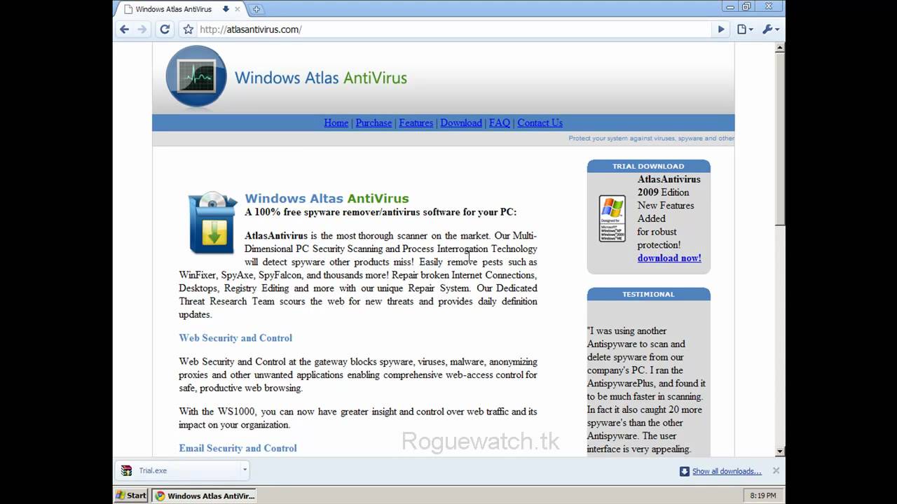 How Windows Atlas Antivirus Infects Your Computer - YouTube