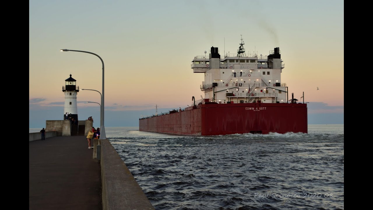 Edwin H Gott Departing for Nanticoke Ontario with Iron Ore! 081820 ...