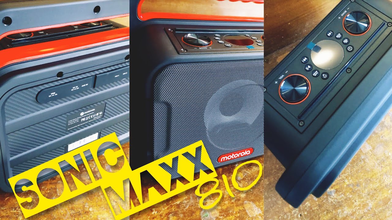 Ep.71 แกะกล่องพาชมลำโพงบลูทูธ Motorola Sonic Maxx 810 | Bluetooth ...