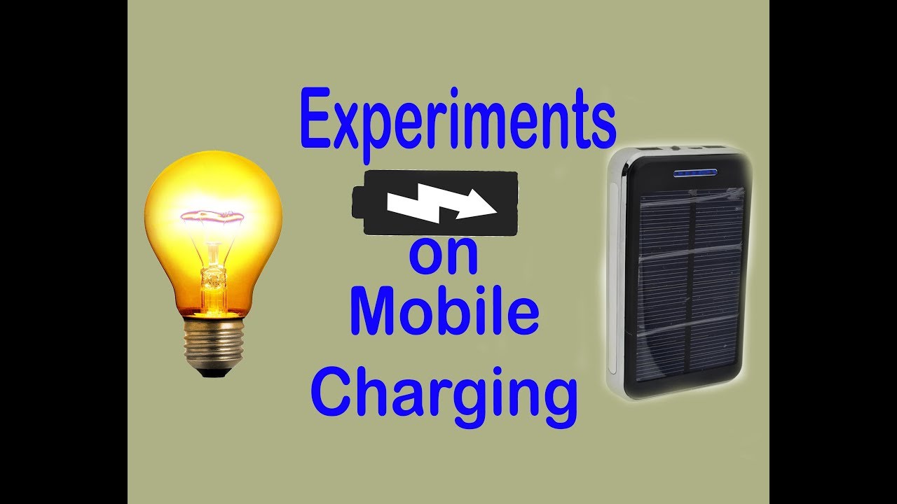 How to Make a Free Energy Emergency Mobile Phone Charger, Experiment on ...