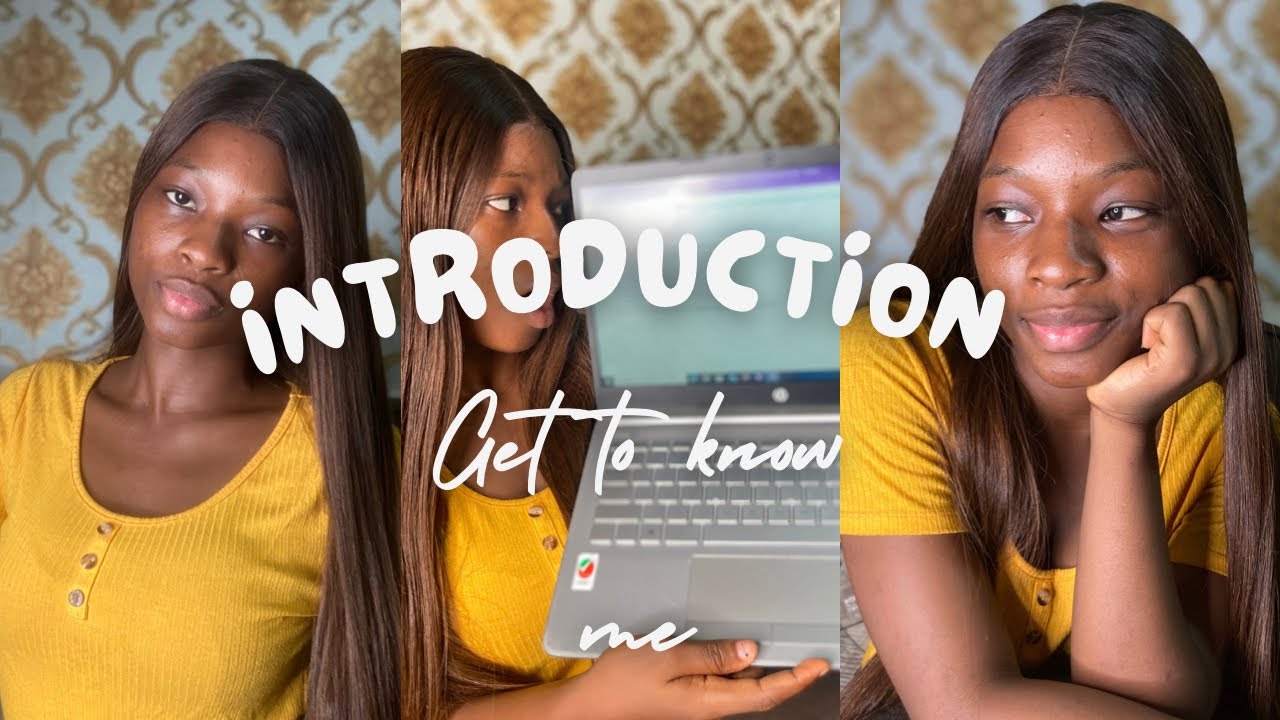 Get to know me | Intro video - YouTube