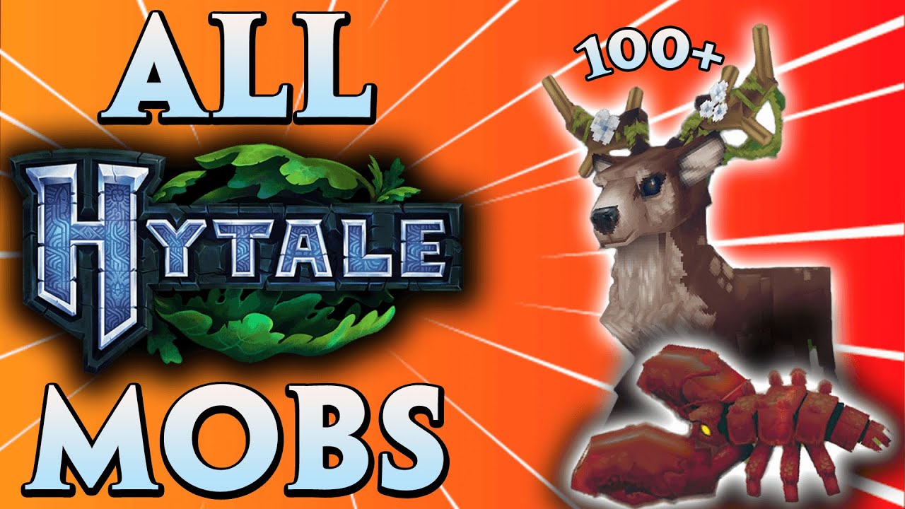 ALL HYTALE MOBS, bosses, GAMEPLAY and races, 2020! - YouTube