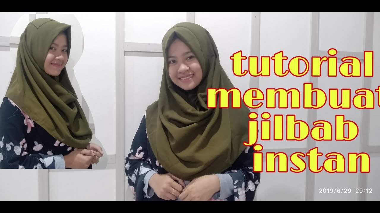 Tutorial membuat HIJAB INSTAN MUDAH BANGET - YouTube