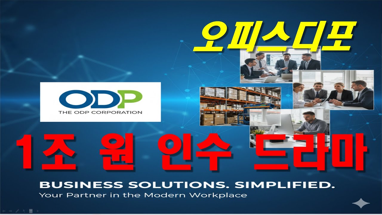 오피스디포 The ODP Corporation (ODP) 기업 분석 - YouTube