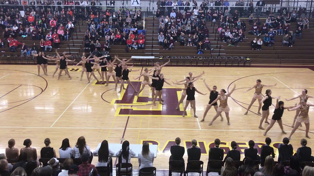 DanceFullOutMN - Sauk Rapids Rice Dance Team Kick 2018 - YouTube