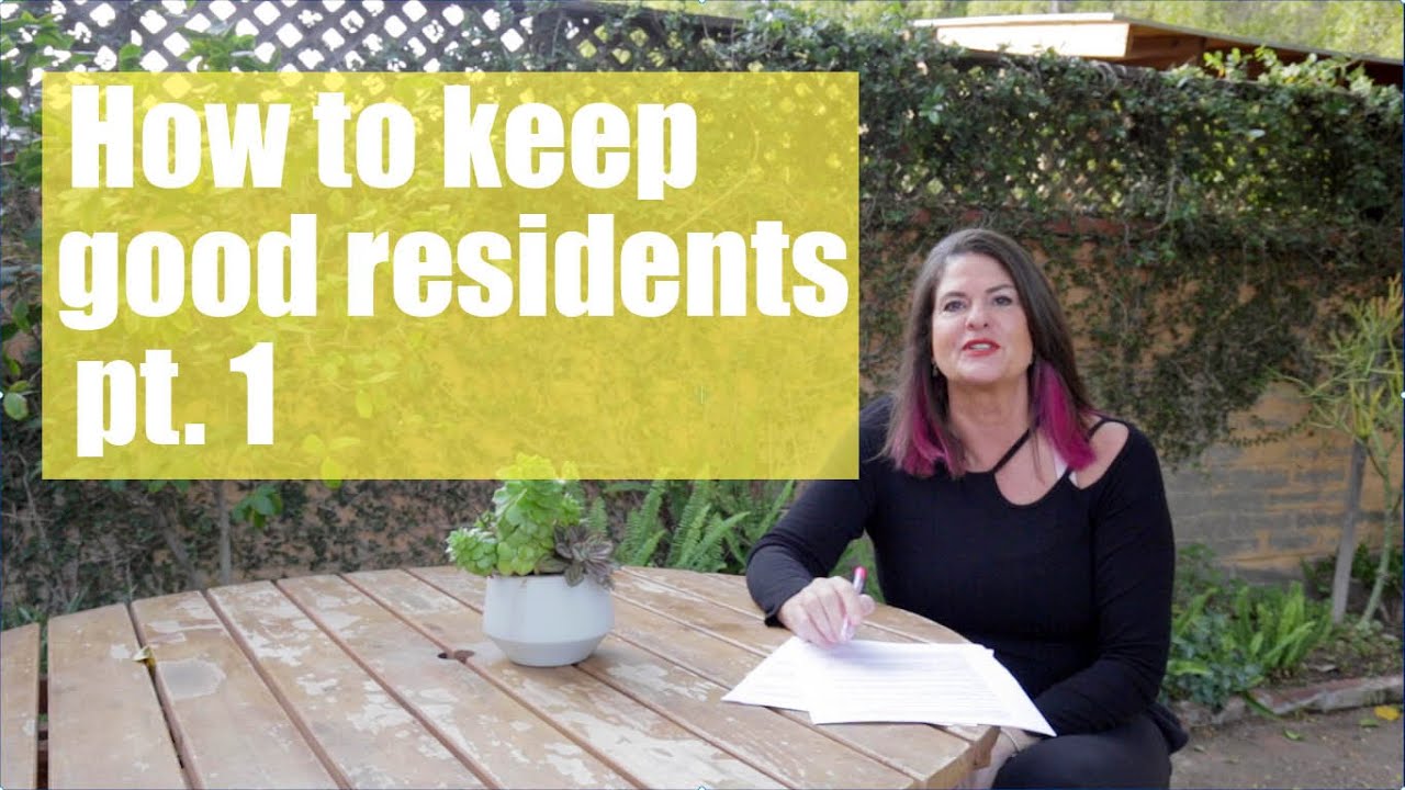 10 tips on how to keep good residents - PT 1 - YouTube