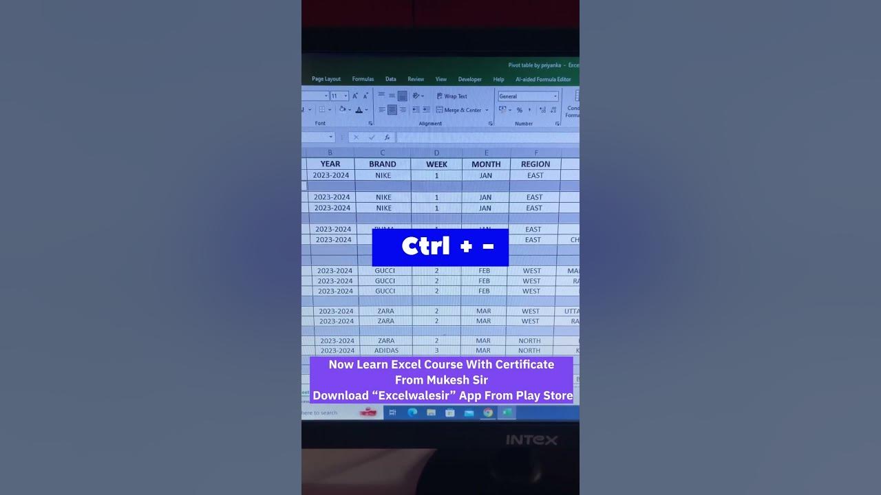 Delete Empty Rows With These Excel Shortcuts Excelwalesir Exceltricks Excel Ytvideoshorts
