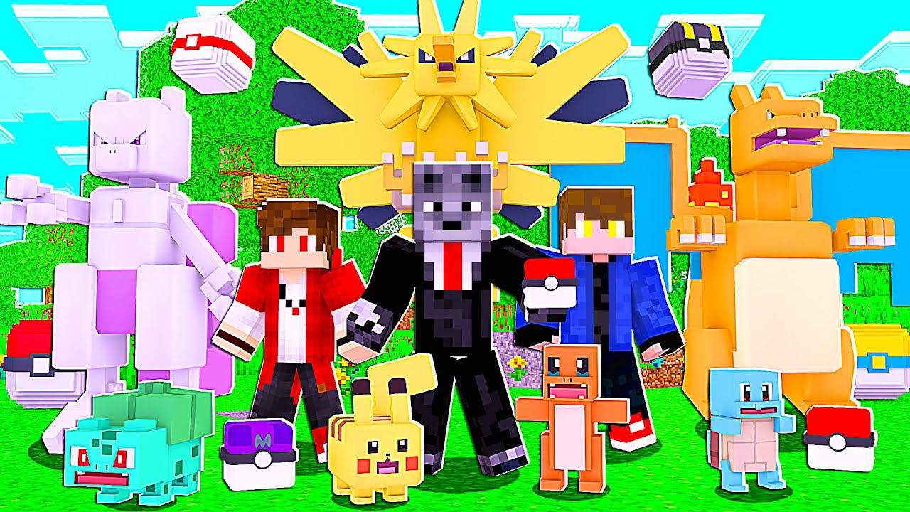 MINECRAFT MAS... PRIMEIRA VEZ NA ADDON DE POKÉMON PIXELMON NO MINECRAFT ...