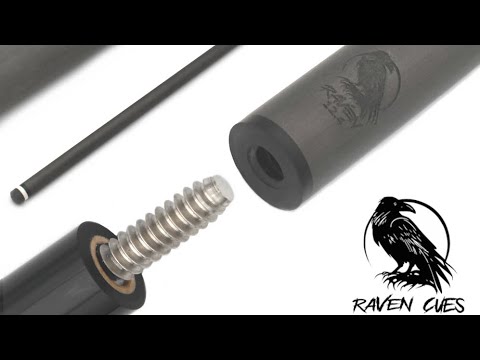 PART 2 Raven Cues- Raven 12.4 carbon fiber shaft full review. $199!! 😯😊 ...