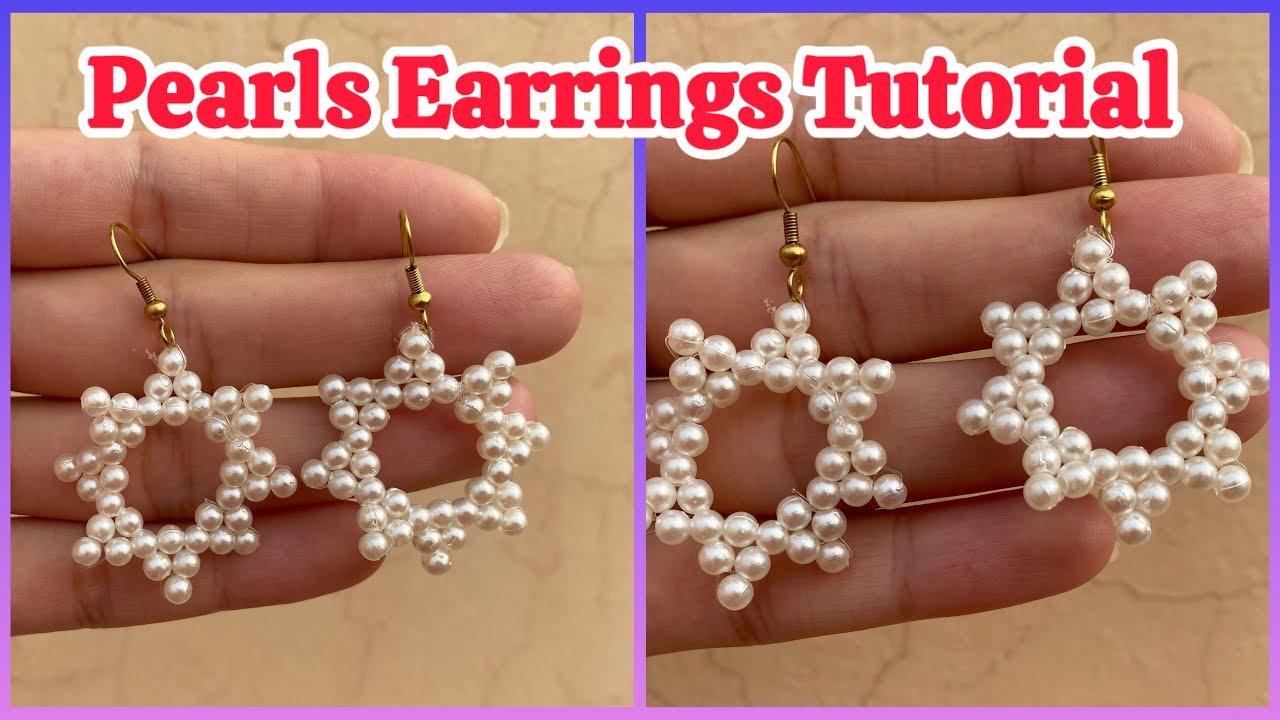 Handmade Beads Earrings - Easy and Quick Earrings Tutorial - YouTube