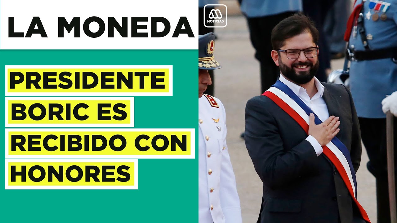 Gabriel Boric llegó a La Moneda para dar su primer discurso como ...