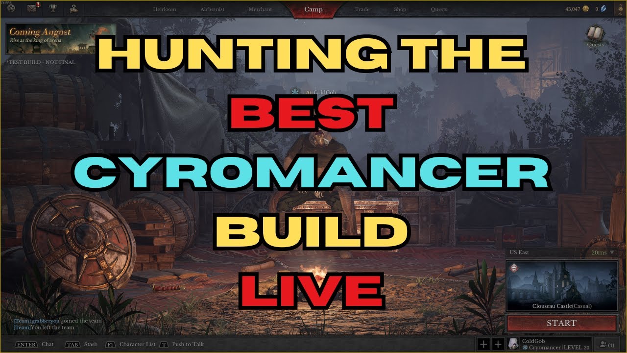 Finding the BEST cryomancer Build - Live DungeonBorne Gameplay - YouTube