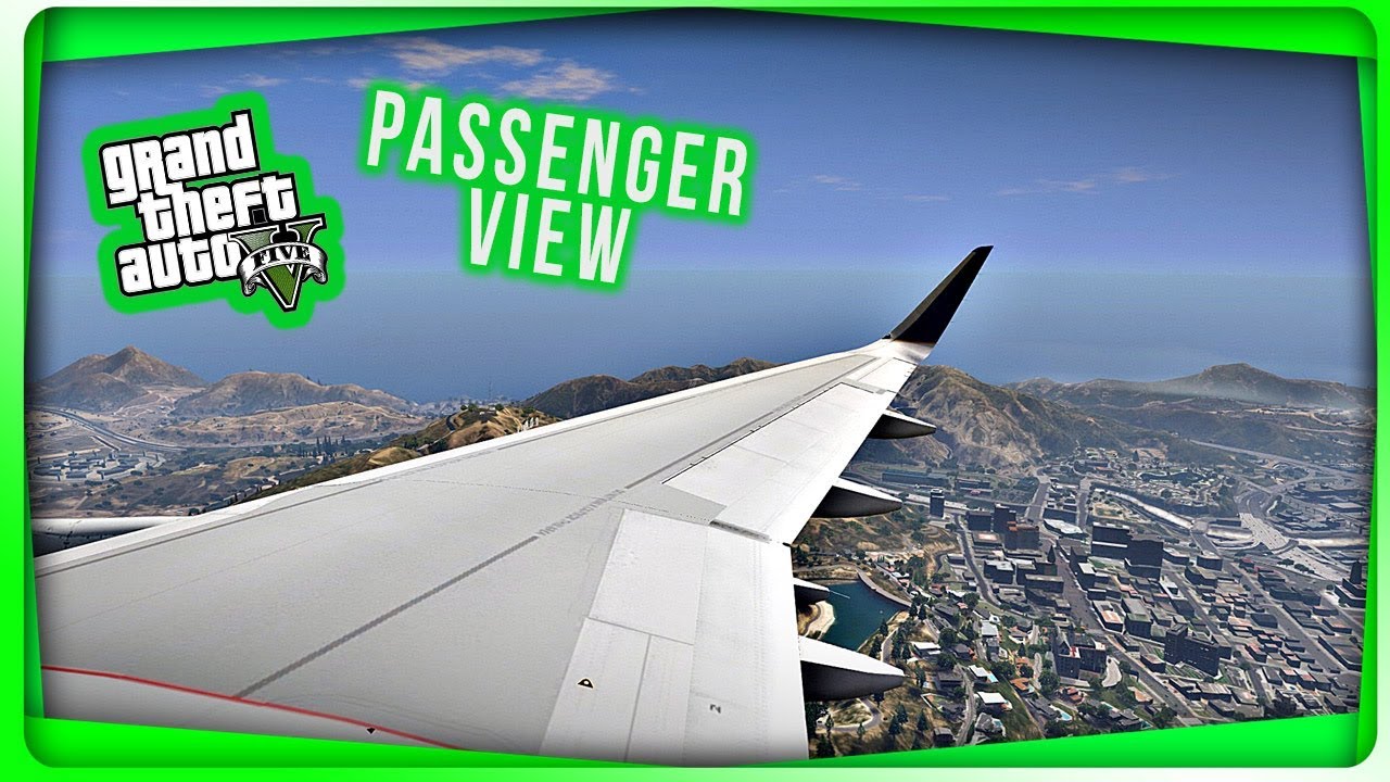 GTA 5 Pilot Mod - A319 Flight to LSIA (Wing View & Engine View) GTA 5 ...