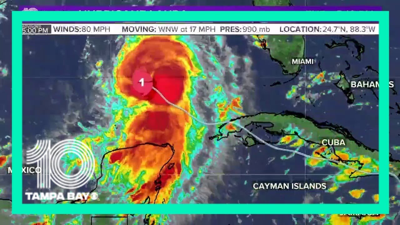 Tracking Hurricane Laura: Latest path, warning update - YouTube