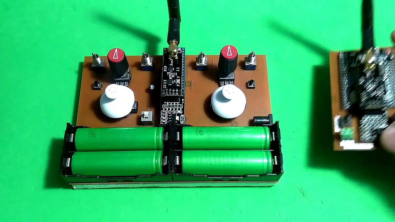 Radio Control Transmitter & Receiver - 14 CH using Arduino & NRF24L01 ...