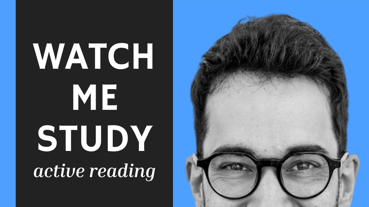 Watch me study #2 - "Holding space" - Active reading - YouTube