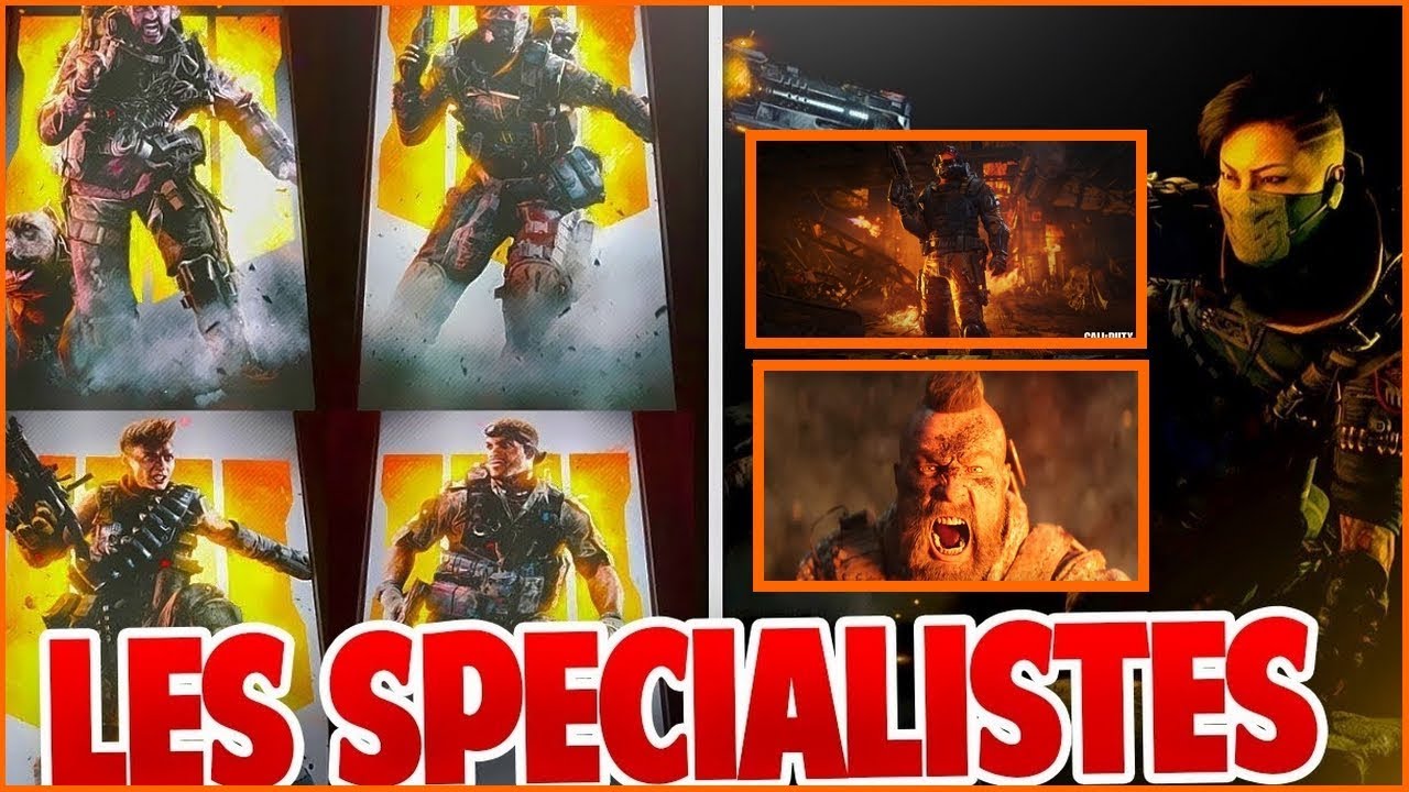 [BLACK OPS 4] Présentation de tous les spécialistes sur CALL OF DUTY ...