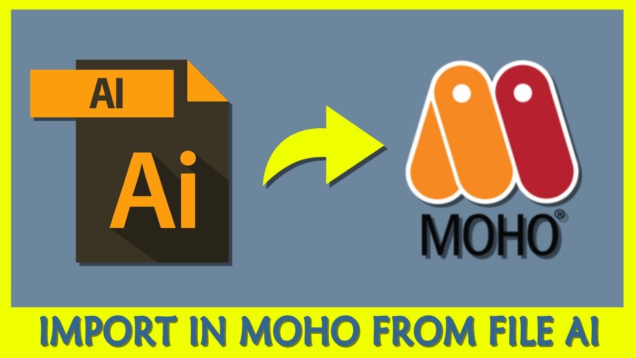 How to import in Moho from file Ai - Coise - Anime Studio - Moho ...