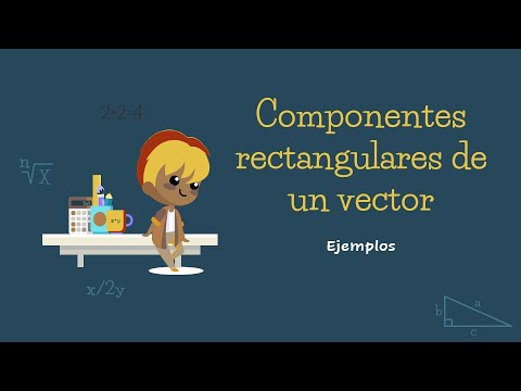 Componentes rectangulares de un vector - YouTube