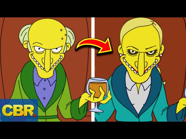 Simpsons Characters Mr Burns