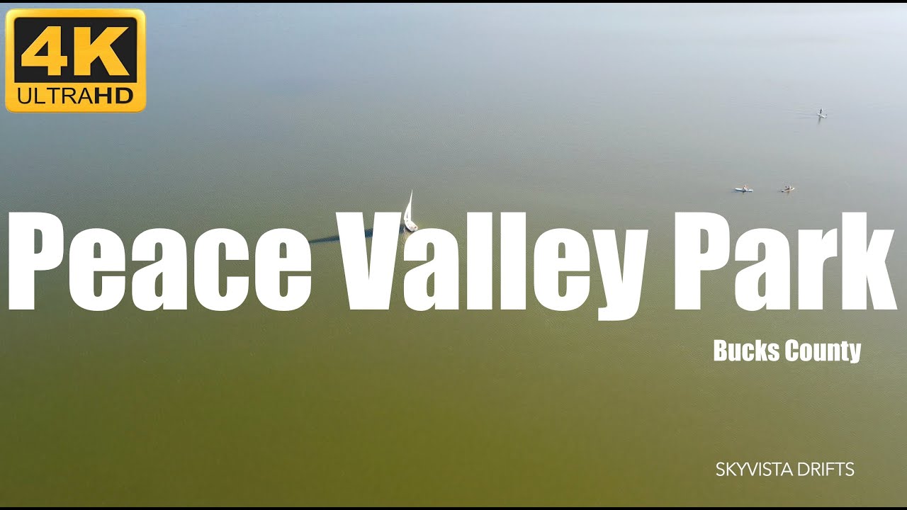 Peace Valley Park - Bucks County - Pennsylvania - USA - Drone 4K UHD ...