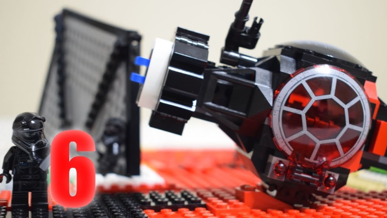LEGO Crait MOC Build Series - Part 6: Destroyed TIE Fighter - YouTube