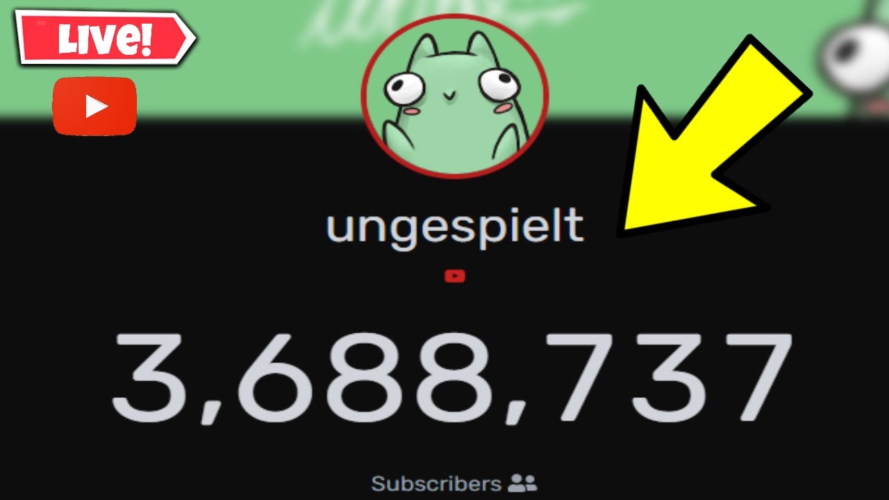 Ungespielt ( unge ) LIVE Follower Counter! - YouTube