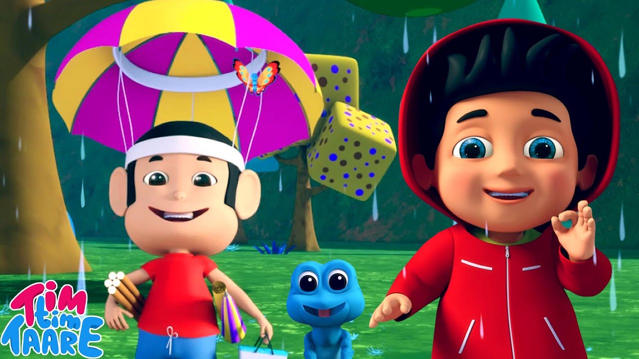 Rimjhim Rimjhim, रिमझिम रिमझिम, Hindi Nursery Rhyme for Kids - YouTube
