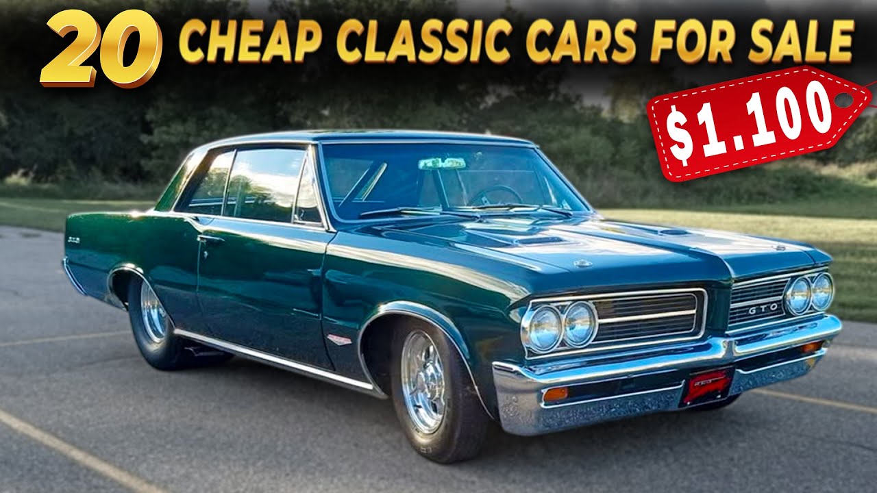 Best Bargains! 20 Cheap Classic Cars for Sale by Owners! - YouTube