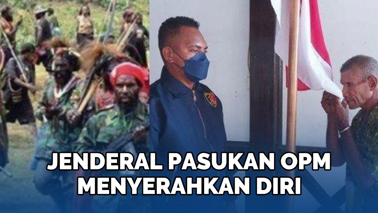 Pemimpin Pasukan OPM Menyerahkan Diri, Datangi Kantor Polisi Bawa ...