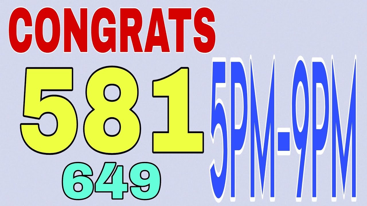 Swertres result Guide & tips congrats 581 649 - YouTube