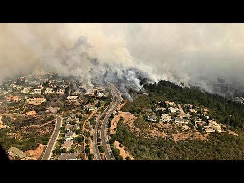Σκηνές αποκάλυψης στην Καλιφόρνια - YouTube