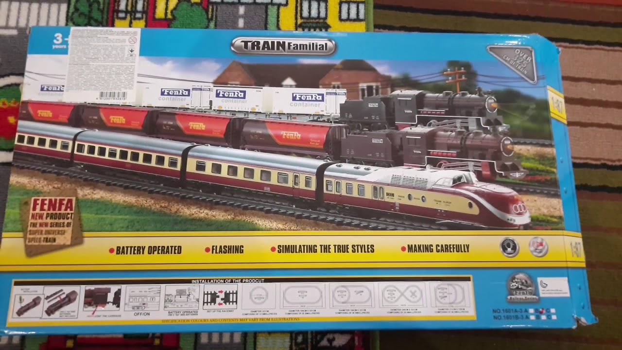 Дитяча залізниця Fenfa railcar series 1601A-3B - YouTube