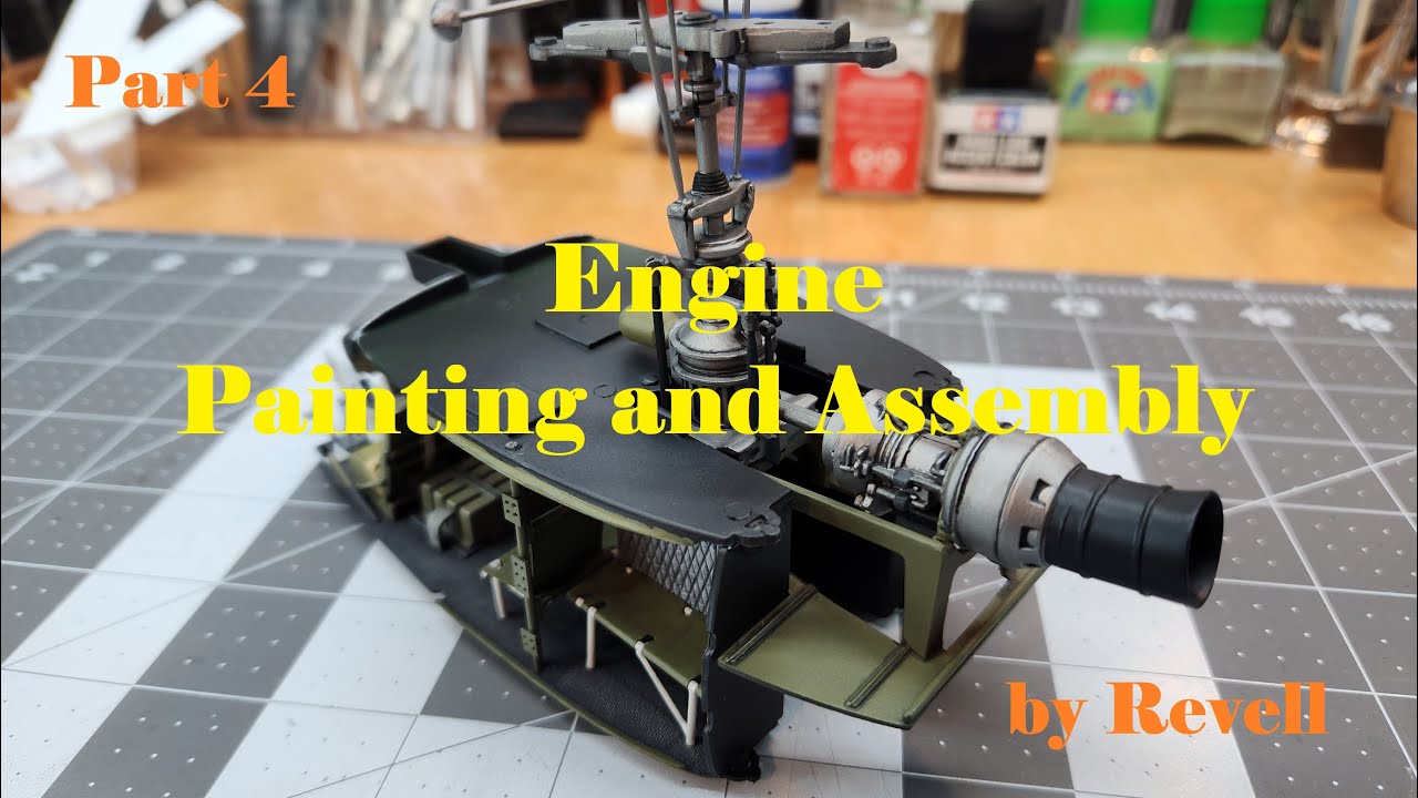 UH-1D Huey Gunship, Part 4, Engine - YouTube