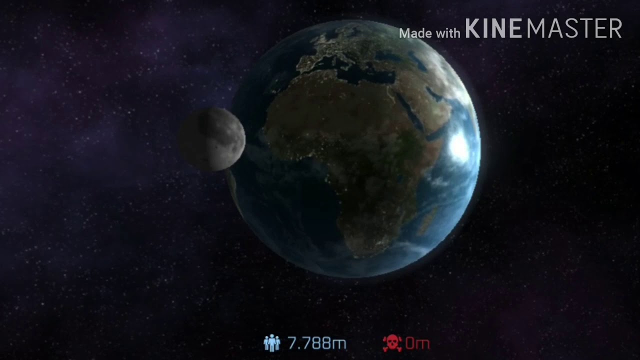 Describe what happens when the moon hits the earth - YouTube