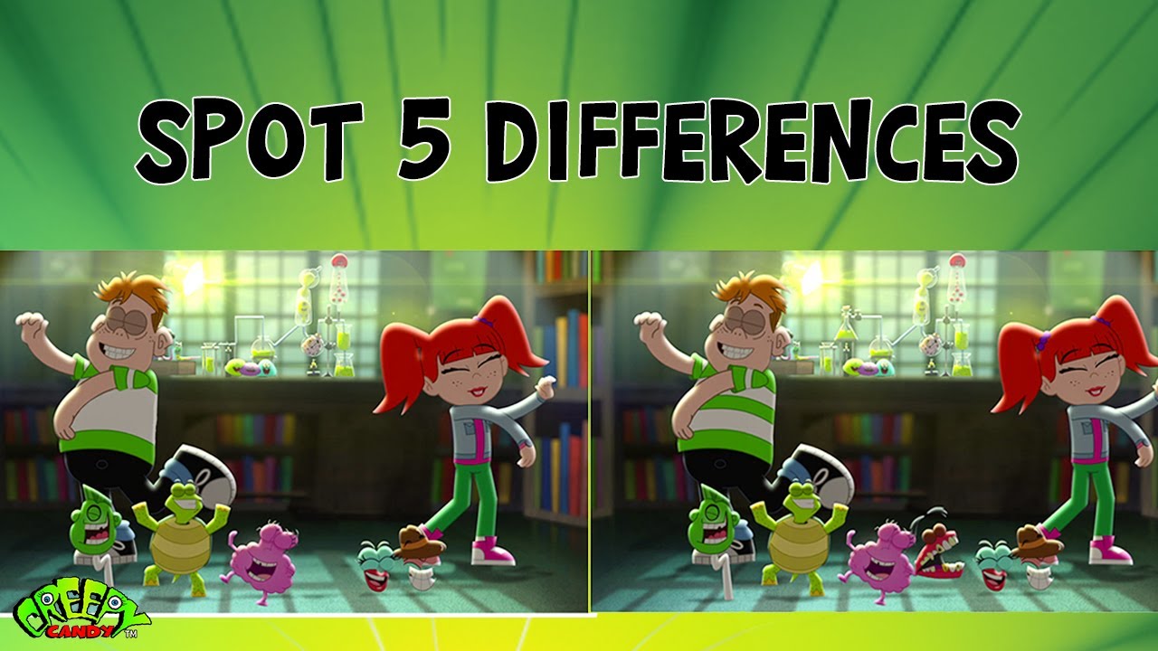 Spot the 5 Differences: Game for Kids | Kids Activity: Cartoon for Kids ...