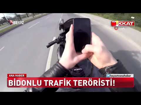 Bidonlu trafik teröristi
