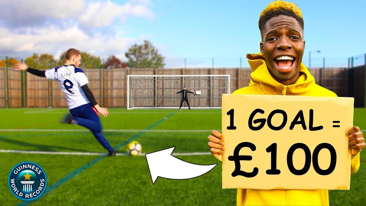Score A Goal, I'll Buy You Anything - Football Challenge - YouTube