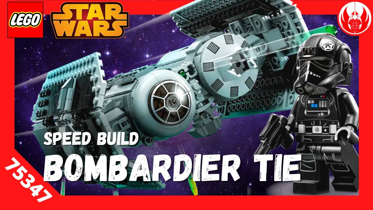 Lego Star Wars 75347 Bombardier TIE Unboxing & Speed Build - YouTube