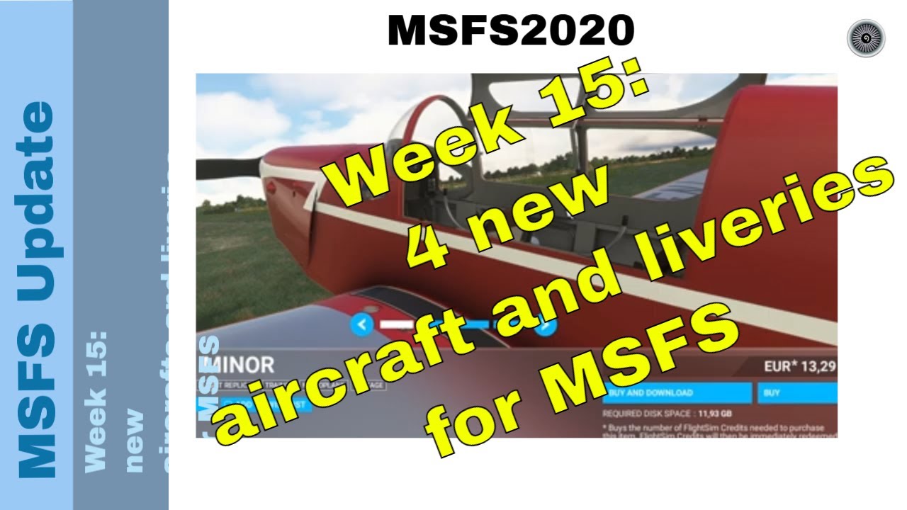 New Aircraft & Stunning Liveries in MSFS Marketplace! ️ | Weekly Update ...