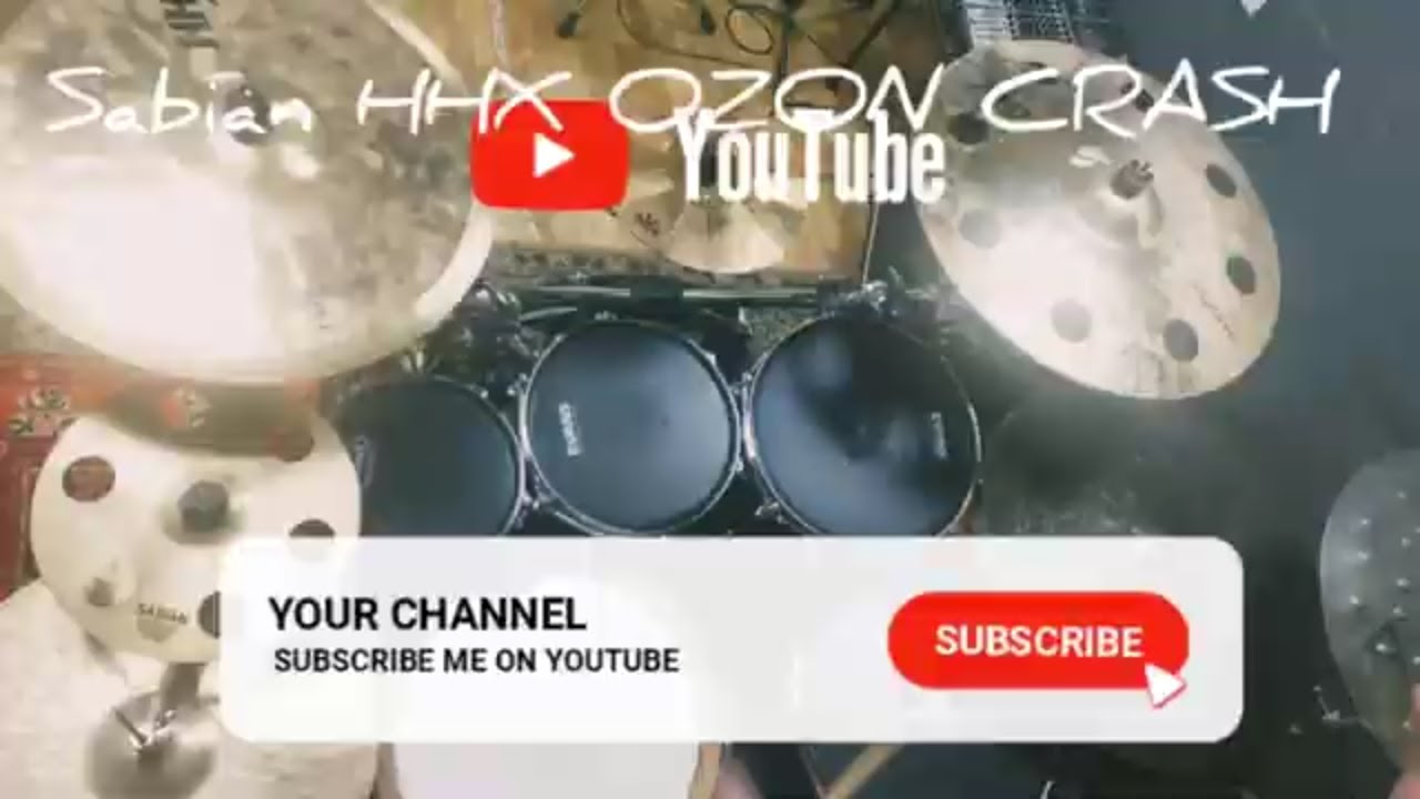 Sabian 20 hhx ozone crash 2023 - YouTube