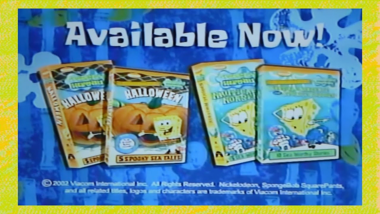 Spongebob Squarepants Vhs And Dvd Trailer Youtube Hot Sex Picture