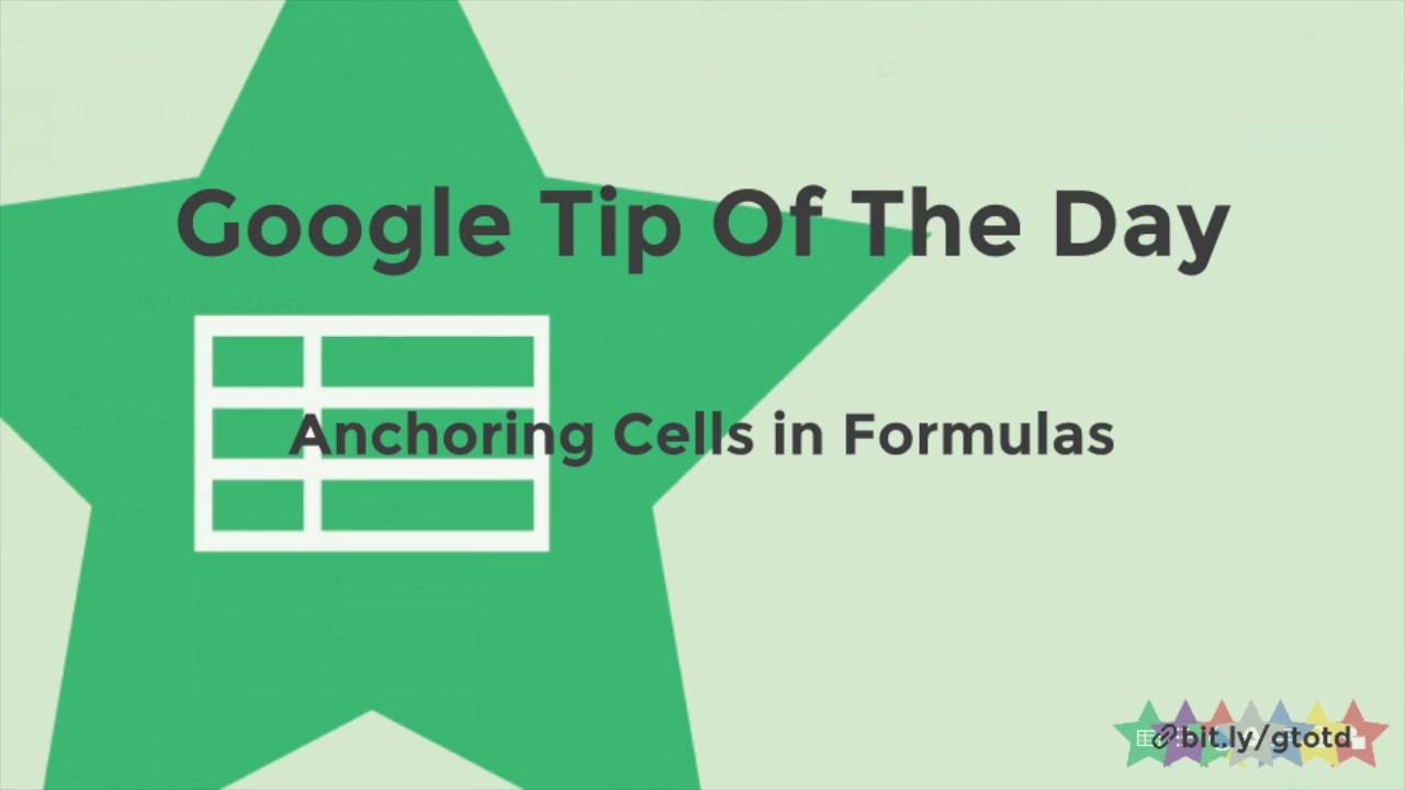 Anchoring Cells in Formulas - YouTube
