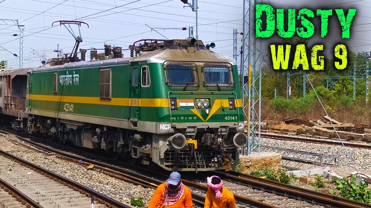 Wag 9 Dual Locomotive | Wag 9 Honking | Obra Dam | Indian Railways ...